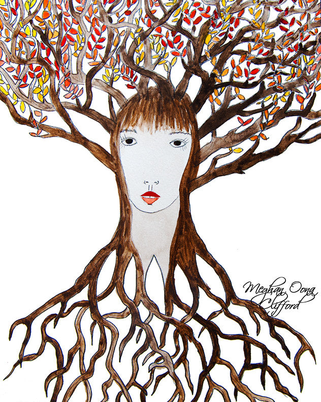The Four Seasons Set - Meghan Oona Clifford - tree girl - Meghan Oona ...