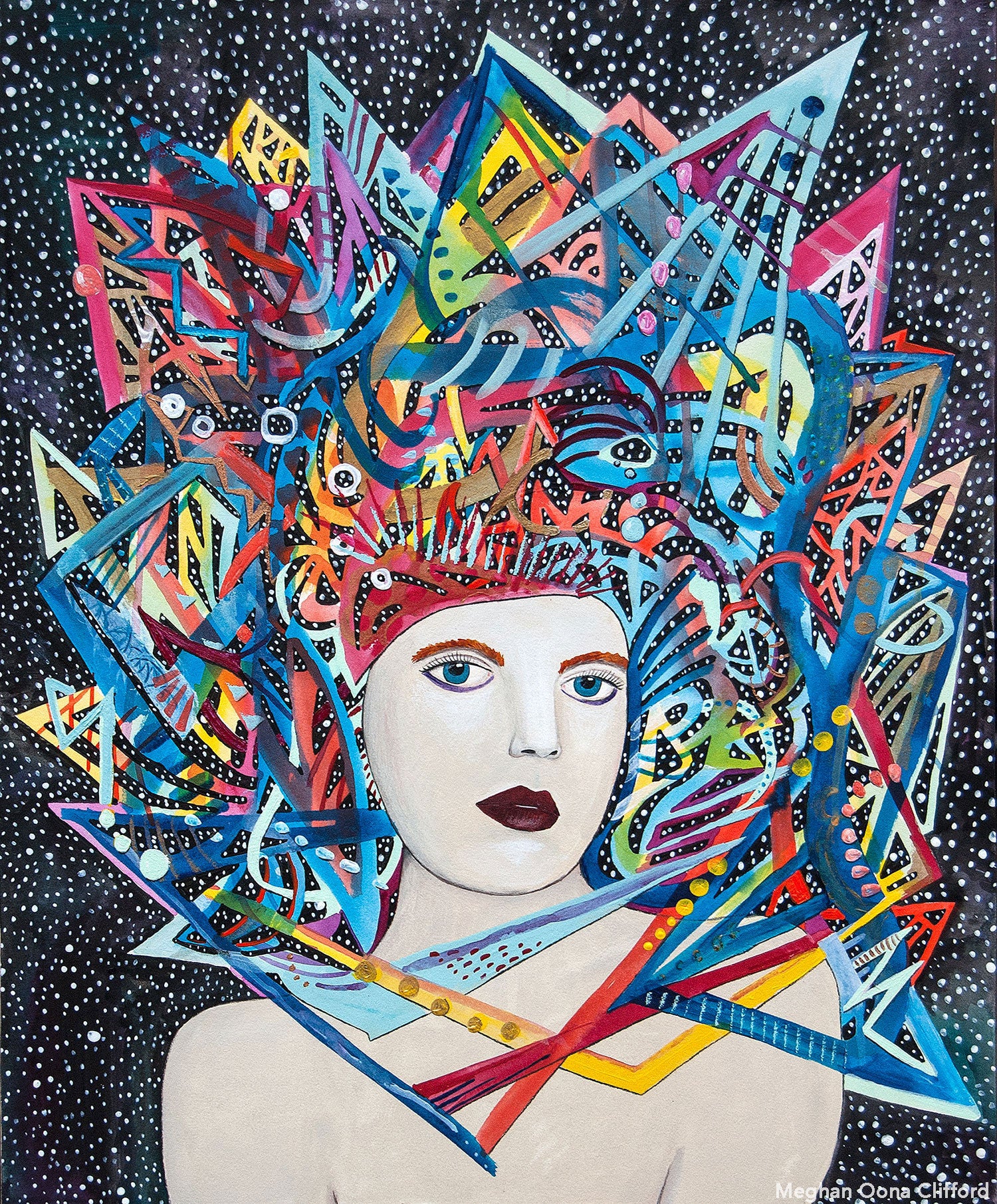 Star Dust, Meghan Oona Clifford cosmic visionary art