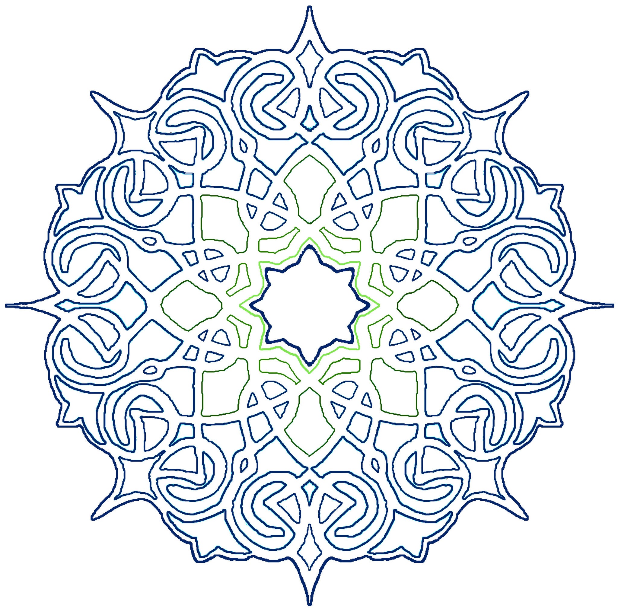 Infinite Mandala - Meghan Oona Clifford, MFA - Fine Art Print