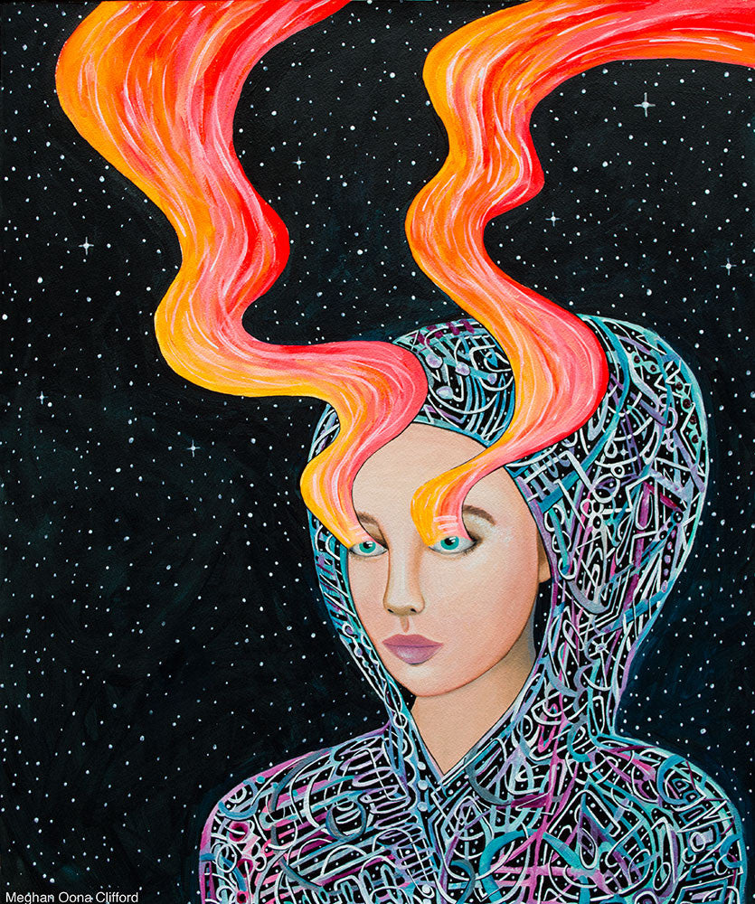 Star Dust, Meghan Oona Clifford cosmic visionary art