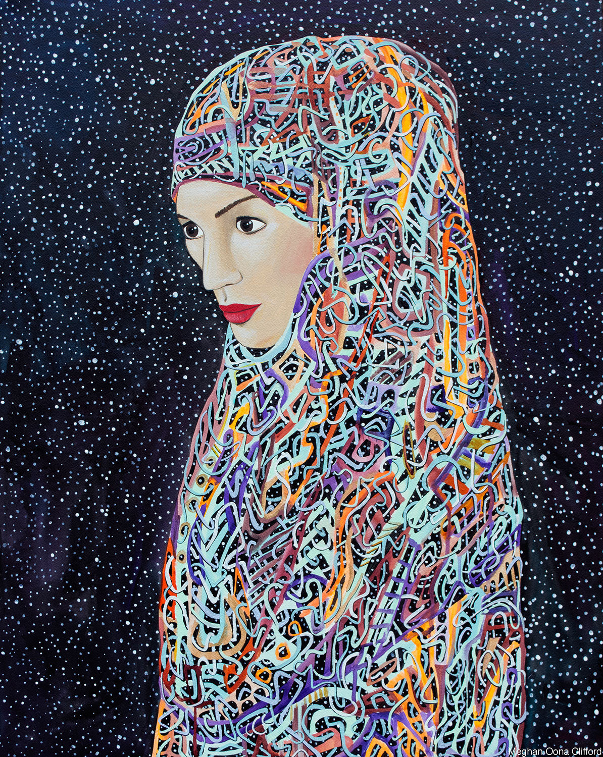 Star Dust, Meghan Oona Clifford cosmic visionary art